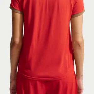 Nike Skims Stretch Knit V-neck Short-sleeve Top