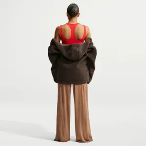 Nike Skims Sherpa Oversized Full-zip Hooded Jacket