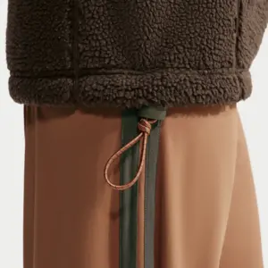 Nike Skims Sherpa Oversized Full-zip Hooded Jacket