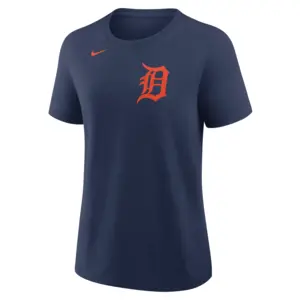 Nike Detroit Tigers Wordmark Mlb T-shirt - Blue