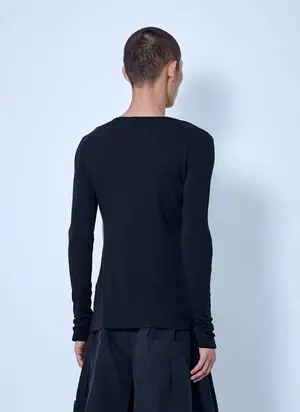 ENTIRE STUDIOS Sheer Long Sleeve Top
