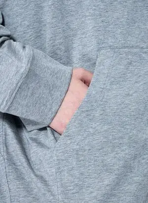 Miu Miu Zip Hoodie With Patch Detail