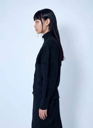 Issey Miyake Kone Kone Ribbed Knitted Jacket