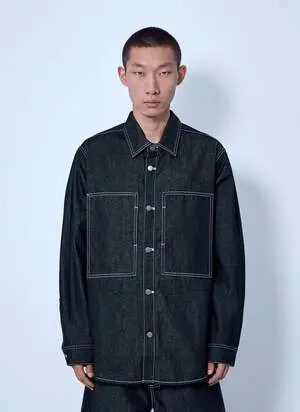 ENTIRE STUDIOS Denim Shirt - Black