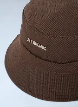 Jacquemus Le Bob Gadjo Bucket Hat - Brown