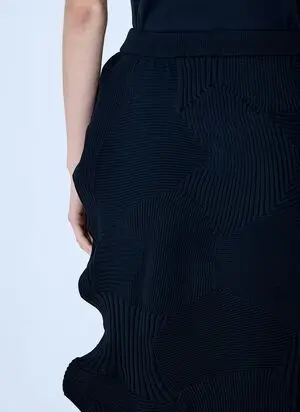 Issey Miyake Kone Kone Midi Skirt