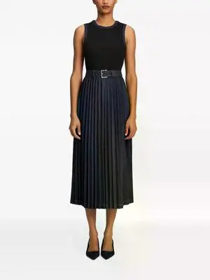 Cinq À Sept Crosby Pleated Midi Dress