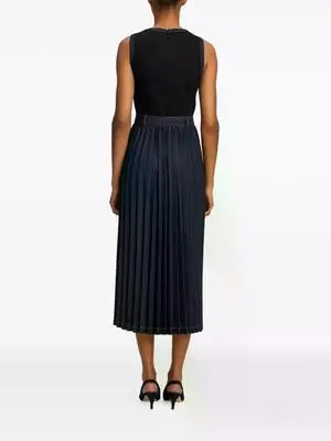 Cinq À Sept Crosby Pleated Midi Dress