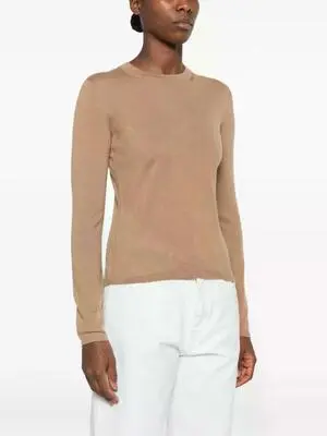 Max Mara Crew-neck Long-sleeve Sweater