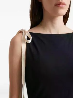 Anna Quan Testino Tie-strap Gathered Midi Dress