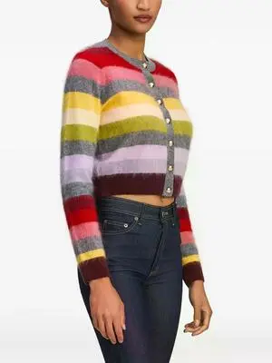 Cinq À Sept Cyndi Striped Cardigan