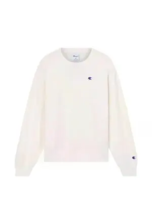 Champion Logo-embroidered Crew-neck Sweatshirt - Neutrals