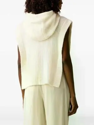 Patrizia Pepe Ribbed-knit Sleeveless Sweater