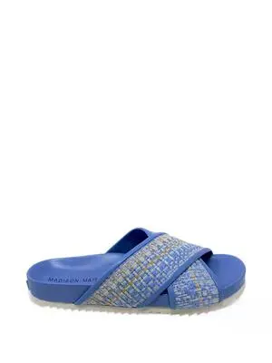 ANTENORA Tweed Crossover Slides