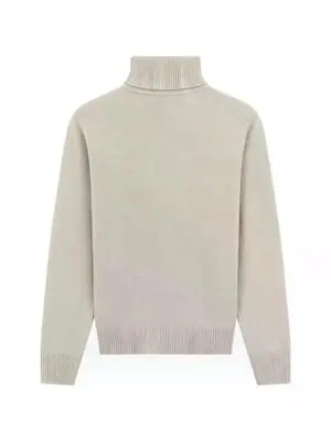 Emporio Armani Plain-knit Pure-cashmere Rollneck Jumper