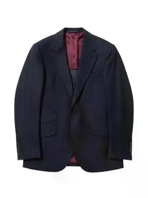 Brunello Cucinelli Single-breasted Wool Blazer
