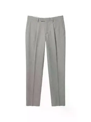 LARDINI Pleated Pressed-crease Trousers