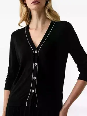 SILVIAN HEACH Piped-trim Button-up Cardigan