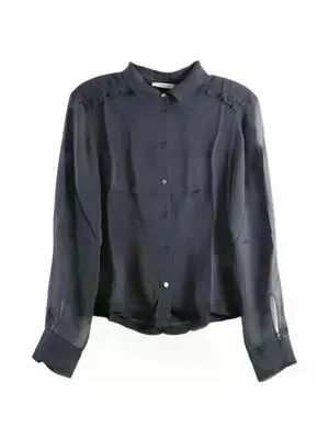 Paloma Wool Sheer Ruffled Shirt - Grey