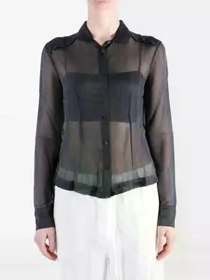 Paloma Wool Sheer Ruffled Shirt