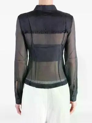 Paloma Wool Sheer Ruffled Shirt