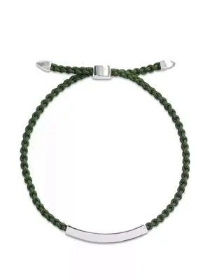 Monica Vinader Mv Linear™ Cord Friendship Bracelet - Silver