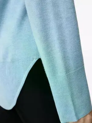 SILVIAN HEACH Curved-hem Polo-collar Sweater
