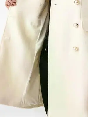 SILVIAN HEACH Double-breasted Faux-pearl Coat