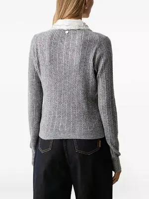 SILVIAN HEACH Cable-knit Embellished Cardigan
