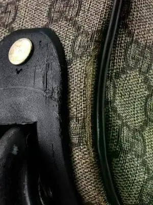 Gucci Rolling Duffle Bag Gg Coated Canvas Large Travel Bag