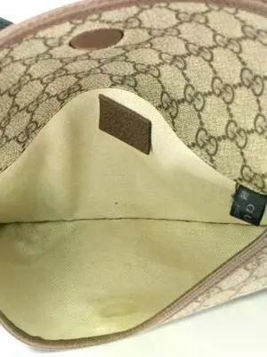 Gucci Neo Vintage Flap Gg Coated Canvas Belt Bag