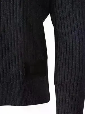Carrera Eyewear Ash Ribbed-knit Bomber Cardigan