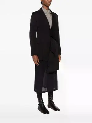 Yohji Yamamoto Unbalanced Asymmetric Jacket