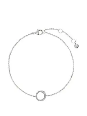 Monica Vinader Riva Pavé Diamond Chain Bracelet - Silver