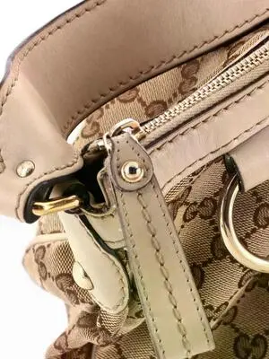 Gucci Sukey Gg Canvas With Leather Medium Hobo Bag