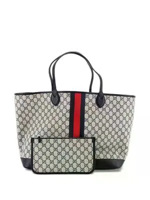 Gucci Ophidia Open Shopping Gg Coated Canvas Large Tote Bag