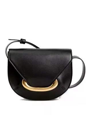 WANDLER Small Veneto Leather Cross-body Mini Bag - Black