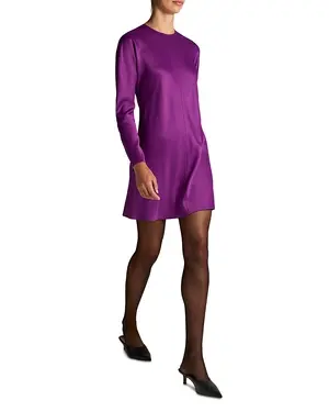 Vince Dolman Sleeve Mini Dress - Violette