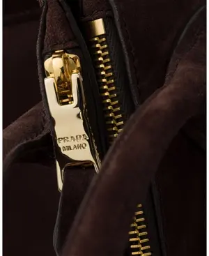Prada Medium Suede Tote Bag