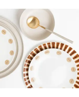 HOUSE OF REVELRY Sunset Strip Bone China Salad Plate, Set Of 4