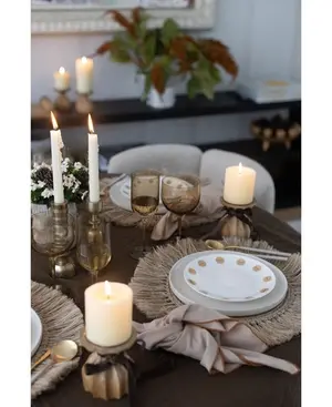 HOUSE OF REVELRY Sunset Strip Bone China Salad Plate, Set Of 4