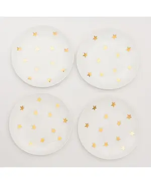 HOUSE OF REVELRY Charmed Star Bone China Salad Plate, Set Of 4