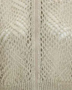 Brunello Cucinelli Open-knit Zip-up Cardigan Feale