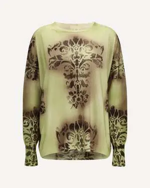 VERYBUSY Cashere Crew-neck Sweater Feale