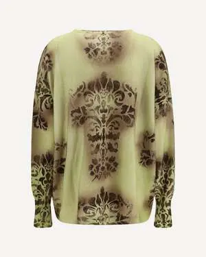 VERYBUSY Cashere Crew-neck Sweater Feale