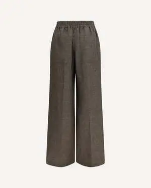 Brunello Cucinelli High-rise Linen Pants