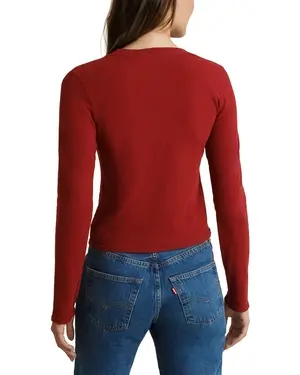 PERFECTWHITETEE Lisa Cotton Long Sleeve Tee