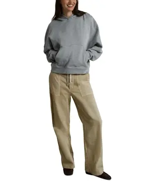 PERFECTWHITETEE Rory Brushed Heavy Fleece Drop Shoulder Hoodie