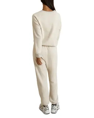 PERFECTWHITETEE Cotton Speckled Jogger Pants