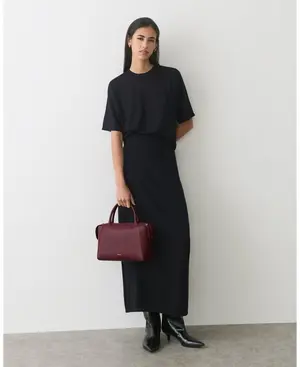Cuyana Forma Top Handle Bag - Cherry
